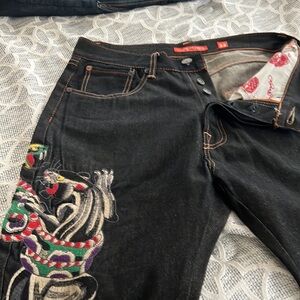 Ed Hardy | Jeans | Ed Hardy Like New Dark Blue Denim | Poshmark